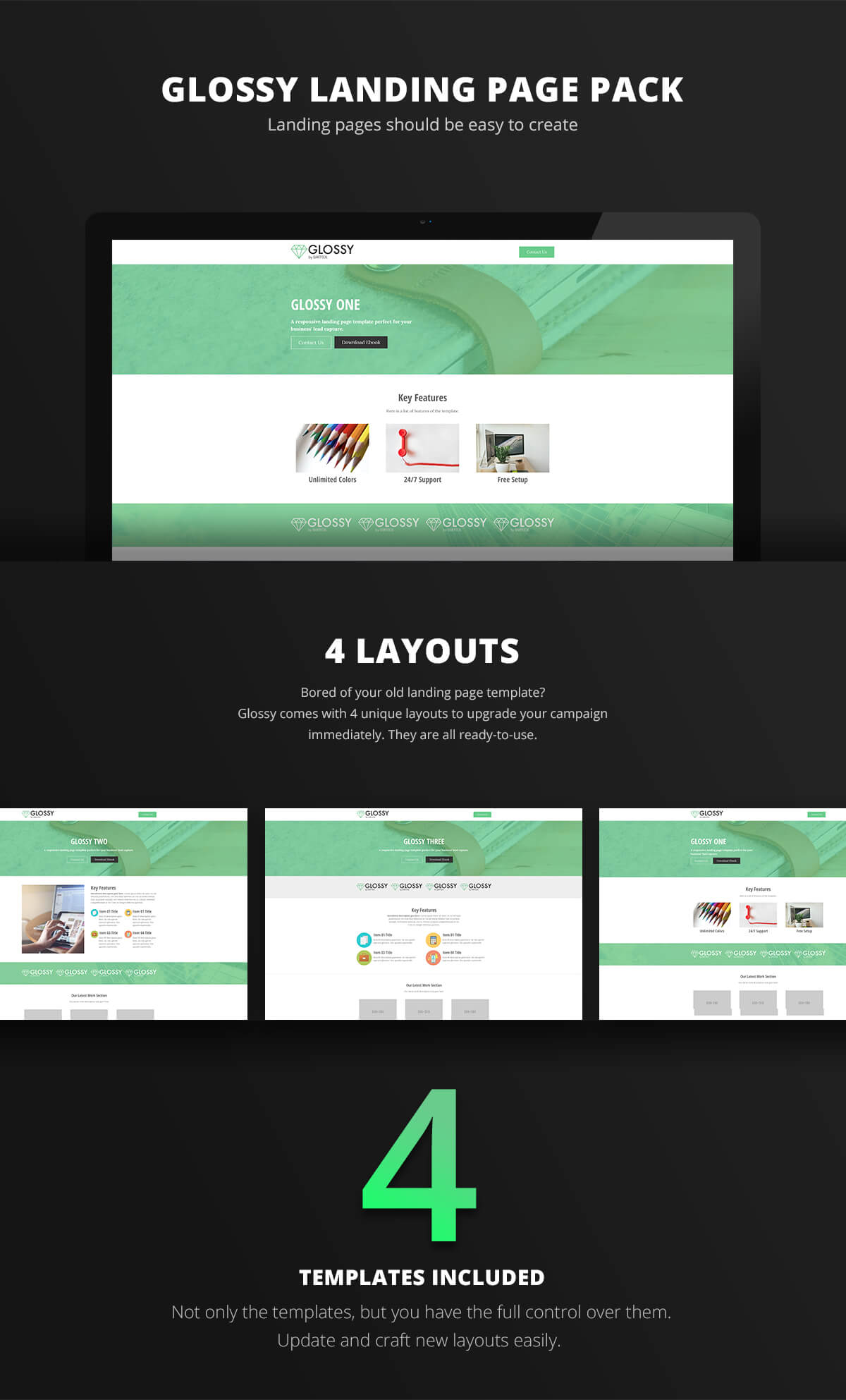 Glossy Template Pack