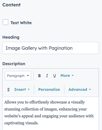 Image Gallery with Pagination