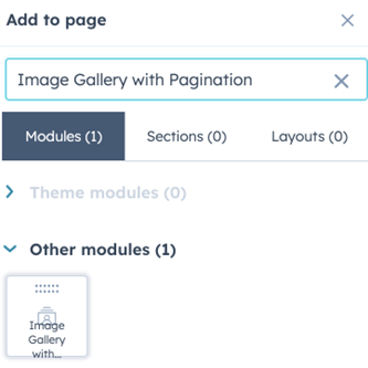 Image Gallery with Pagination