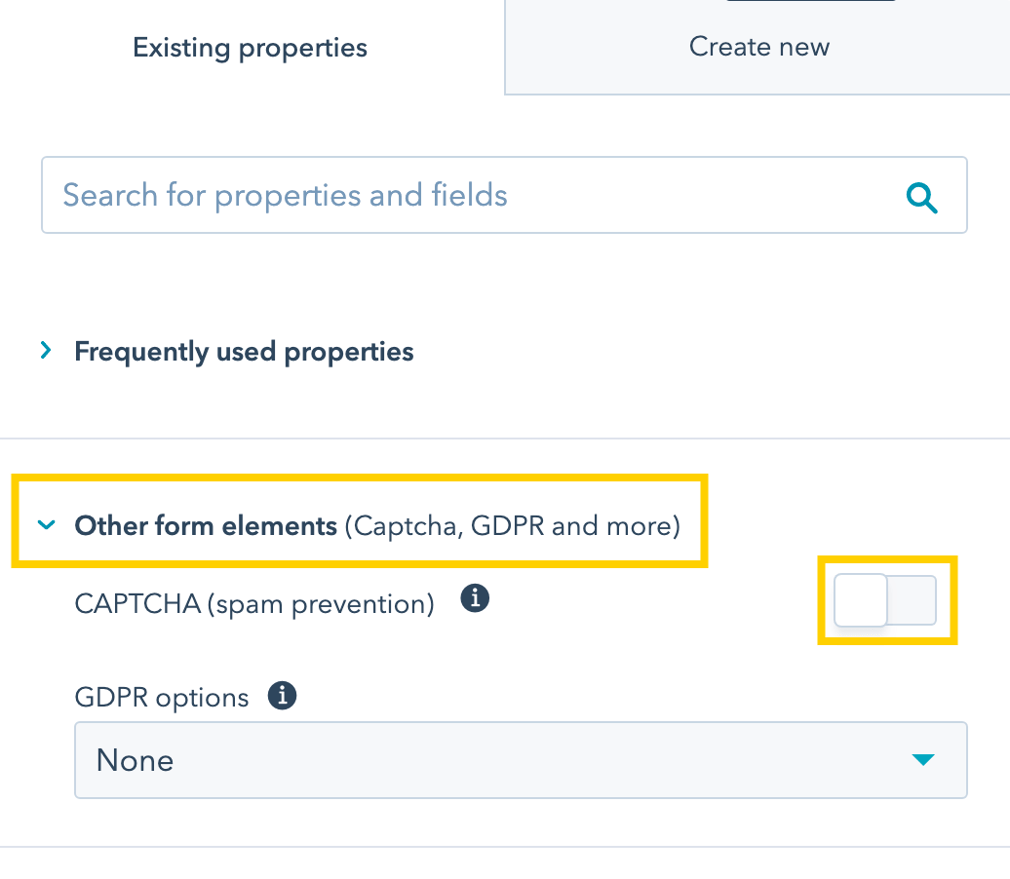 How to stop spam form submission on HubSpot?