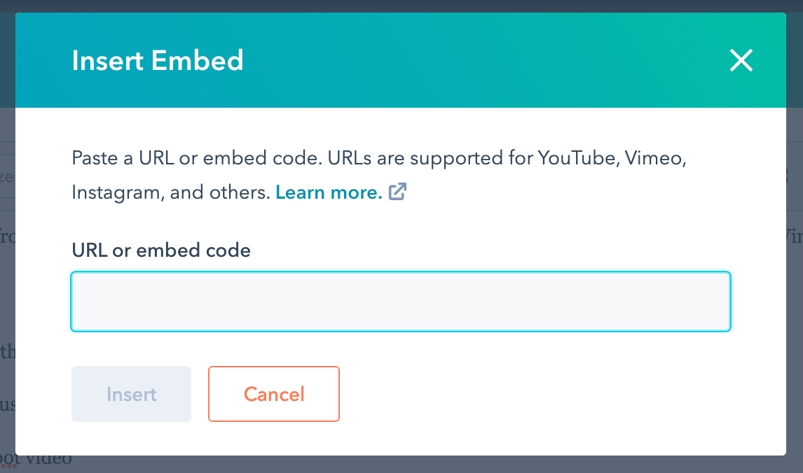 Can I integrate video into my HubSpot site?