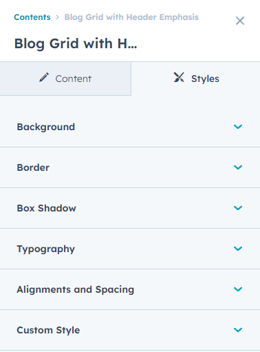 Blog Grid with Header Emphasis