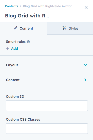 Blog Grid with Right-Side Avatar