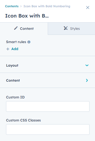 Icon Box with Bold Numbering