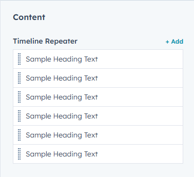 Timeline Detailed Carousel