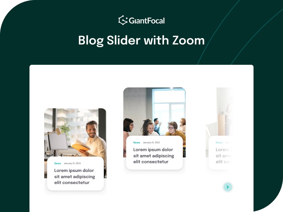 Blog Slider with Zoom Module by GiantFocal