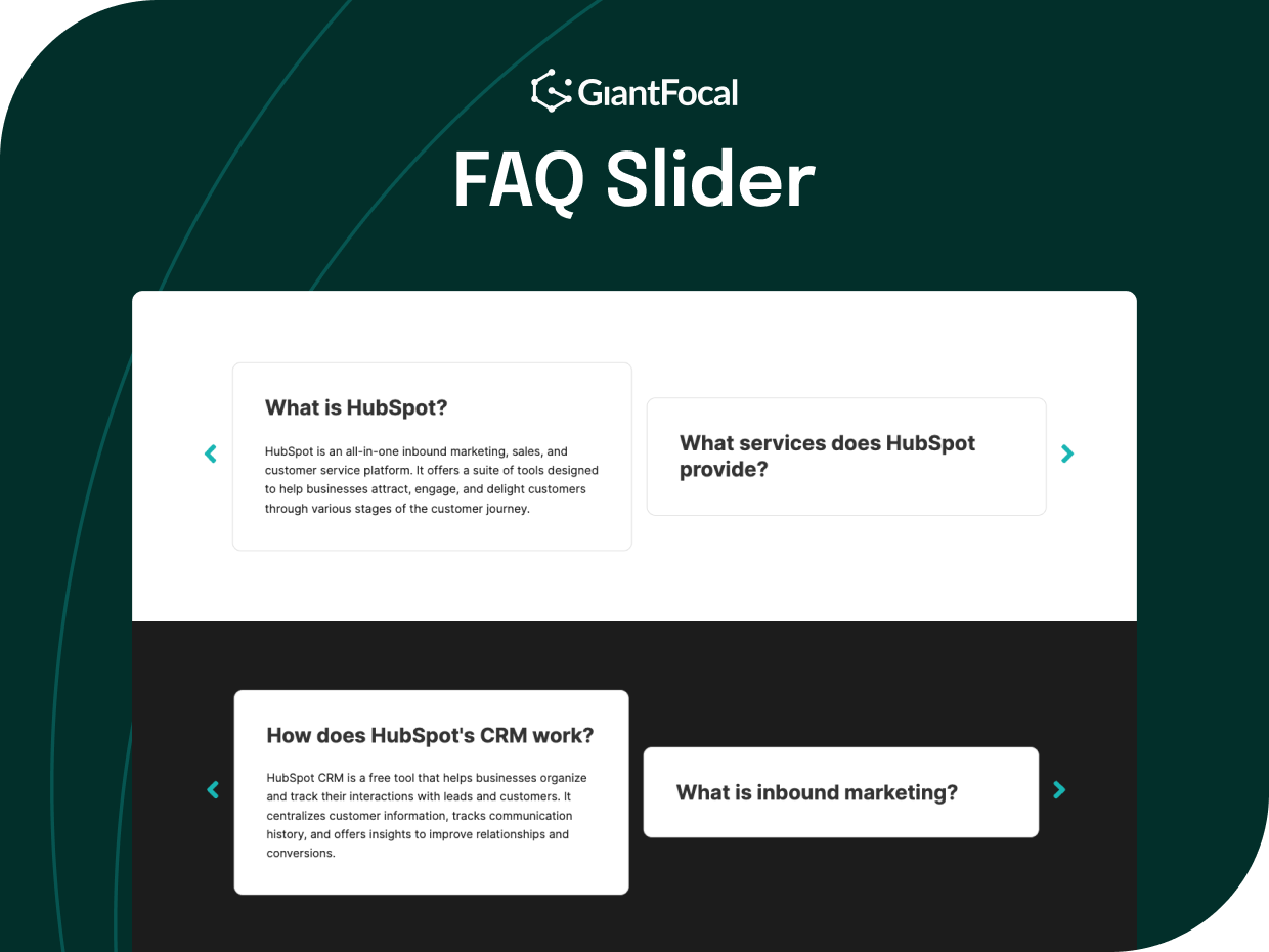 FAQ Slider Module by GiantFocal